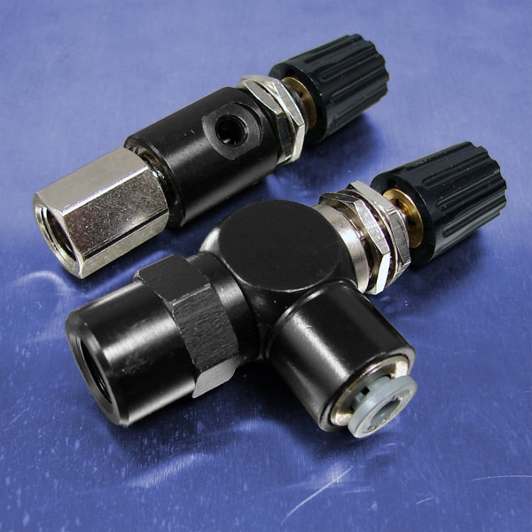 1/8 NPT (F) Input Port (Needle Valves) | 1/8 NPT (F) Input Port (Needle Valves) | Pneumadyne